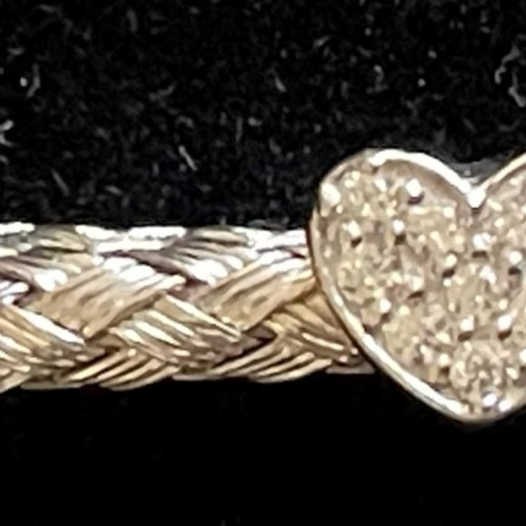 Dyadema | Jewelry | Dyadema Sweetheart Cable Cuff 925 Italy 2g With M ...